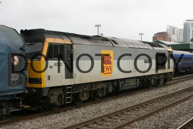 UK DIESEL TRAIN Railway Photograph Of Class 60 60013 Loco. Rm60-77 £1. ...