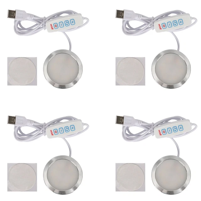 4X 3D PRINTING Model LED Light LED Spotlight 5V -Thin Night Light ...