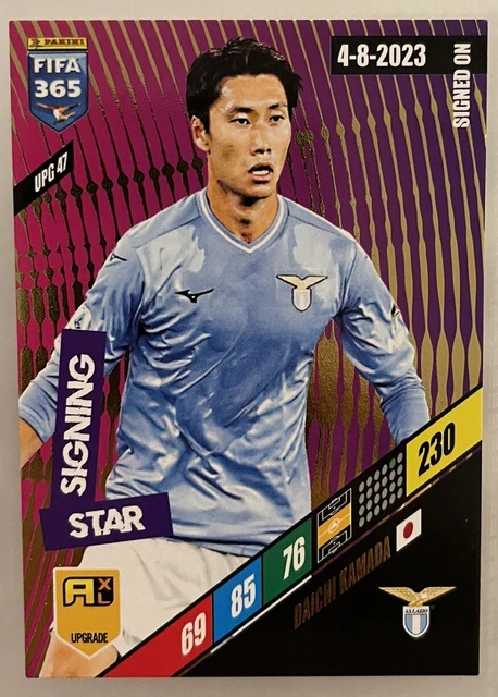 PANINI ADRENALYN XL Fifa365 2023-2024 Upgrade DAICHI KAMADA Card UPG47 ...
