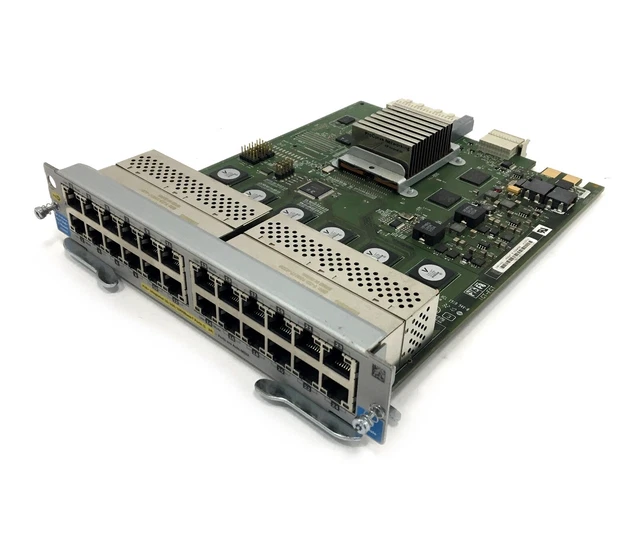 HP PROCURVE 24 Port Gigabit Ethernet Gig-T/SFP PoE+ ZL Module J9307A ...