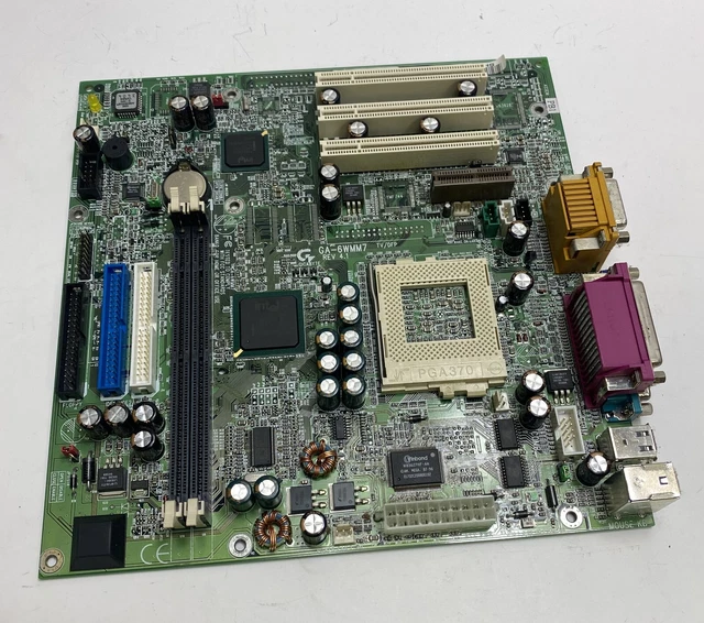 GIGABYTE GA-6WMM7 REV 4.1 Socket 370 Motherboard / System Board £39.99 ...