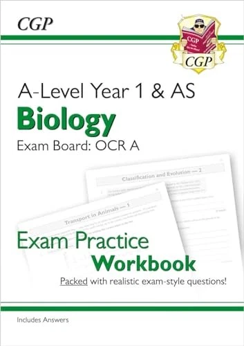 A-LEVEL BIOLOGY: OCR A Year 1 & AS Exam P..., CGP Books EUR 8,24 ...