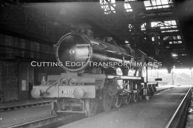 35MM RAILWAY NEGATIVE: 4079 'Pendennis Castle' in Southall Shed W-121 £ ...