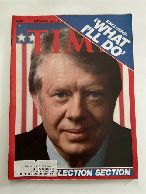 TIME MAGAZINE NOVEMBER 15 1976 Jimmy Carter President Election Special ...