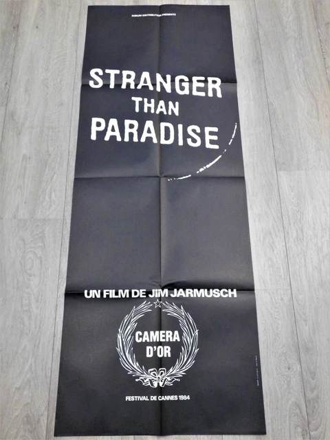 STRANGER THAN PARADISE Affiche ORIGINALE Poster 60x160cm 23x63 1984 Jim ... STRANGER THAN PARADISE Affiche ORIGINALE Poster 60x160cm 23x63 1984 Jim ...
