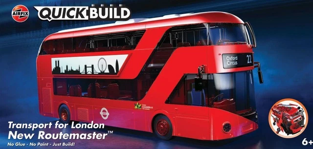 AIRFIX J6050 QUICKBUILD New Routemaster Bus £31.99 - PicClick UK