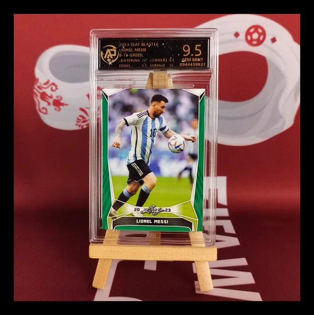2023 LEAF BLASTER Lionel Messi B-7# Vert Rpa 9,5 Identique À Psa 9 EUR ...