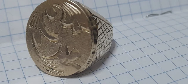 VINTAGE HUGE ring from the USSR,FAKE gold sample Gypsy gold. $175.00 ...