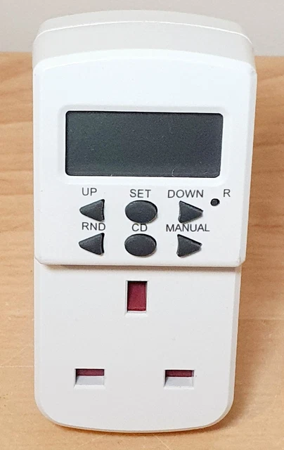 MASTERPLUG INDOOR POWER 24-Hour/7-Day Programmable Electronic Timer Masterplug £8.79 - PicClick UK