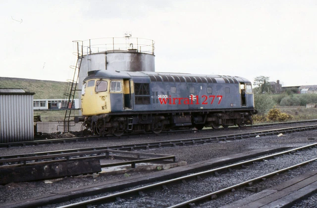 ORIGINAL RAILWAY SLIDE Class 26 26001 at Millerhill 03.05.87 £2.99 ...