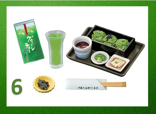 RE-MENT MIINIATURE KYOTO Ujicha Itohkyuemon Green Tea Japanese Dessert ...