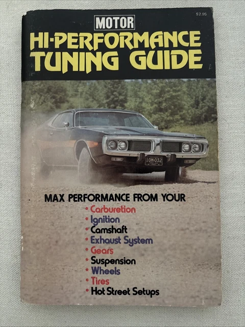 MOTOR HI-PERFORMANCE TUNING Guide 1973 Classic Car How To Illustrated ...