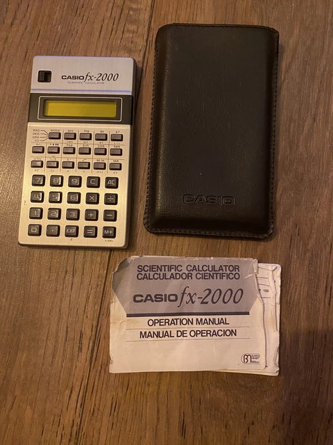 CASIO FX-2000 VINTAGE made in Japan scientific calculator £25.00 ...