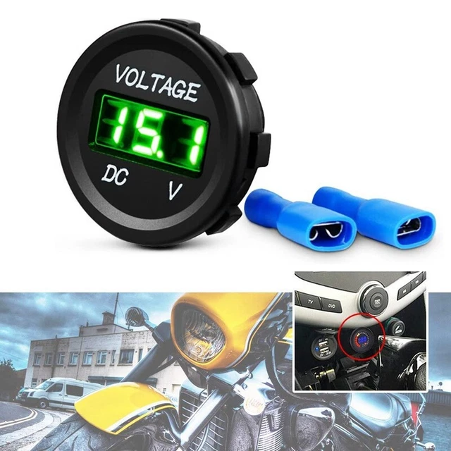 VOLTMÈTRE D'AFFICHAGE DE MèTre de Tension NuméRique de Panneau de DC 12V LE1759 EUR 5,63 ...