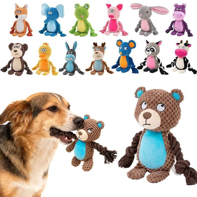 DOG CUDDLY TOYS, Dog Toy Squeaky, Plush Toy , Soft Toy for Medium to ...