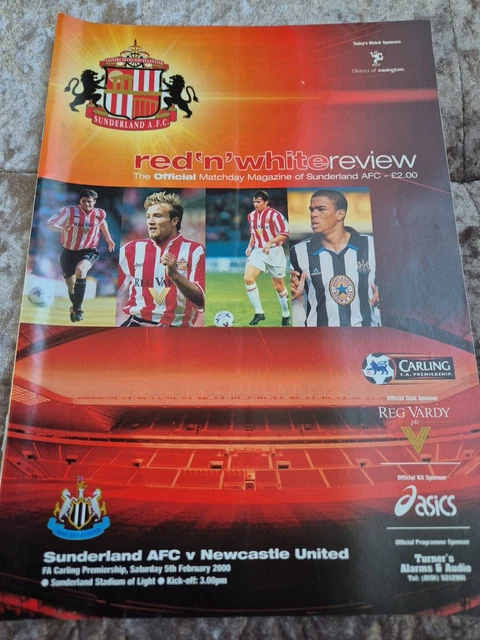 NEWCASTLE UNITED V Sunderland Official Matchday Programme 5th February ...