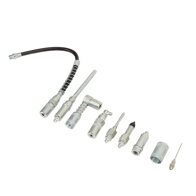 9 PIECE GREASE Coupling Set Versatile Quick Coupling Set For £32.78 ...