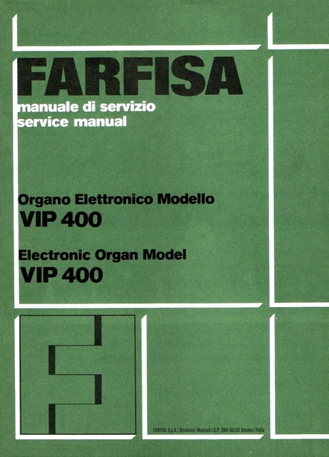 FARFISA VIP600 SERVICE Manual Schematic Diagram Circuit Diagram PDF and ...