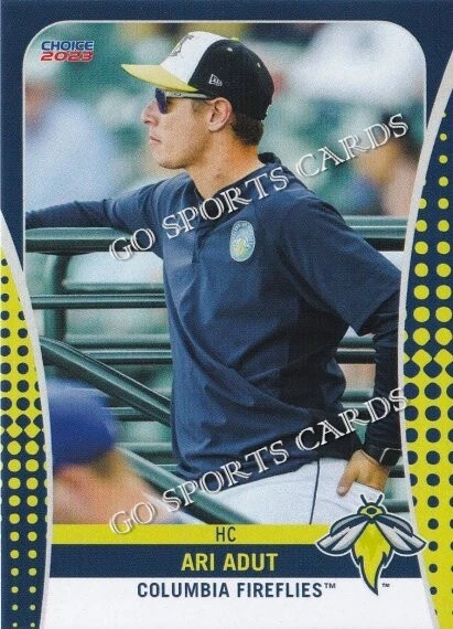 2023 COLUMBIA FIREFLIES Ari Adut Kansas City Royals Minor League HC EUR ...