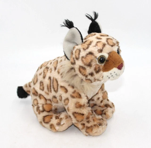 WILD REPUBLIC PLUSH Lynx Cub Bobcat Wild Cat Stuffed Animal Toy 12 ...