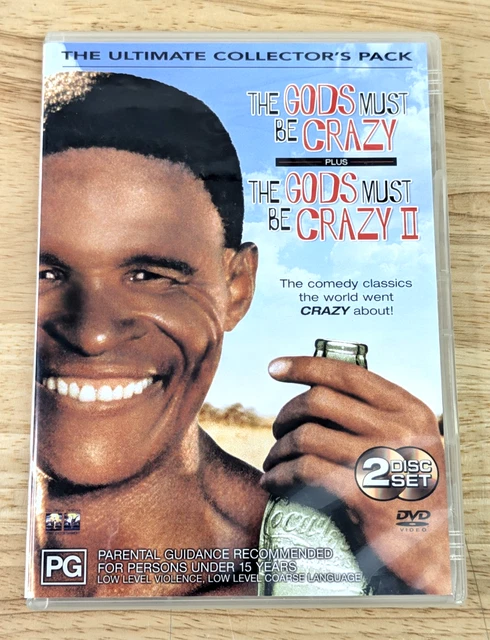 THE GODS MUST Be Crazy 1 & 2 DVD 2004 Region 4 Comedy Movie Bundle VGC ...