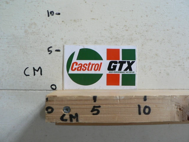 STICKER,DECAL CASTROL GTX High Performance Motor Oil Not 100 % Ok EUR 3 ...
