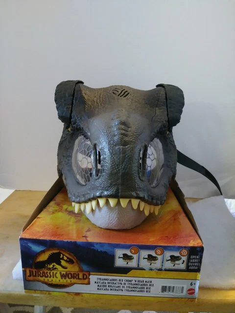 MATTEL JURASSIC WORLD Dominion Tyrannosaurus Rex Chomp 'N Roar T-Rex ...