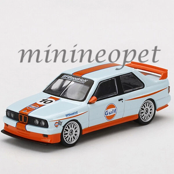 MINI GT MGT00314 Bmw M3 E30 Gulf Livery 1/64 Diecast Modellauto ...