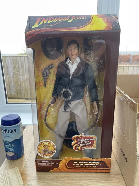 INDIANA JONES ACTION figures vintage 18” Huge Figure Factory Sealed ...