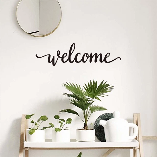 MODERN MOTIVATIONAL WALL Decal Inspirational Quotes Welcome Wall Art ...