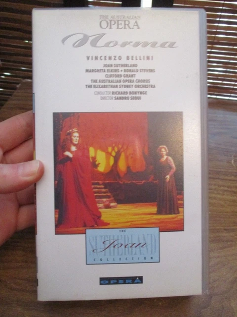 THE AUSTRALIAN OPERA Norma VHS Video Tape (NEW) £7.99 - PicClick UK