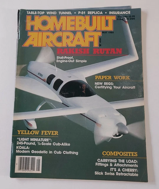 HOMEBUILT AIRCRAFT MAGAZINE Issue May 1984 Vol 11 Number 5 £11.17 ...