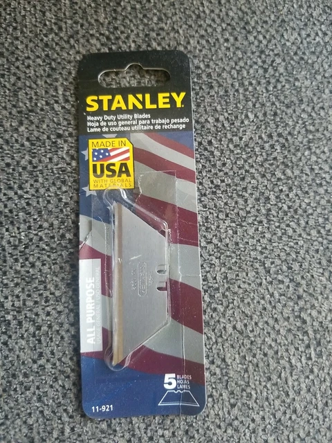 STANLEY HEAVY DUTY Utility Knife Replacement Blades Long lasting Life 4 ...