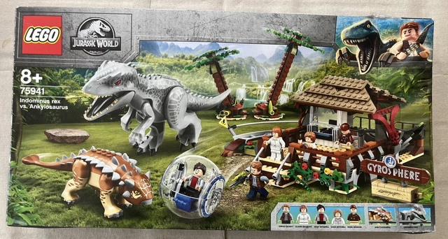 LEGO JURASSIC WORLD: Indominus Rex vs Ankylosaurus (75941) complete ...