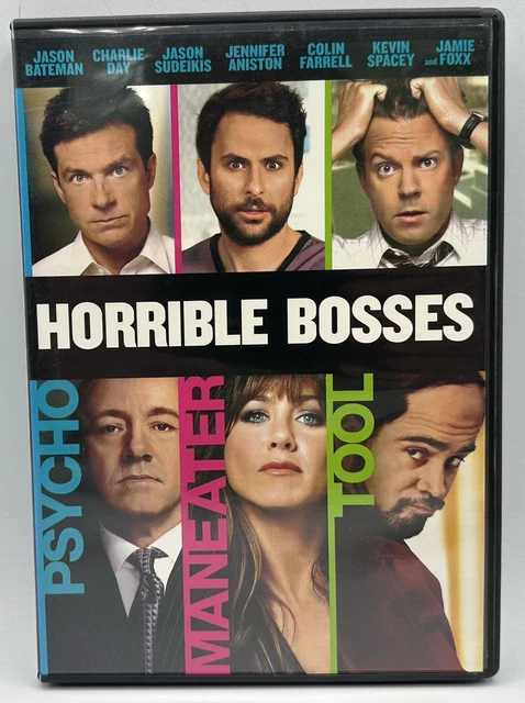 HORRIBLE BOSSES DVD Widescreen Jason Bateman Jennifer Aniston Jamie ...