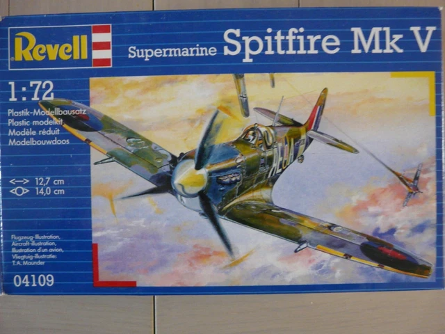 MAQUETTE AVION 1/72 Revell Ref 04109 Supermarine Spitfire Mk V EUR 9,90 ...