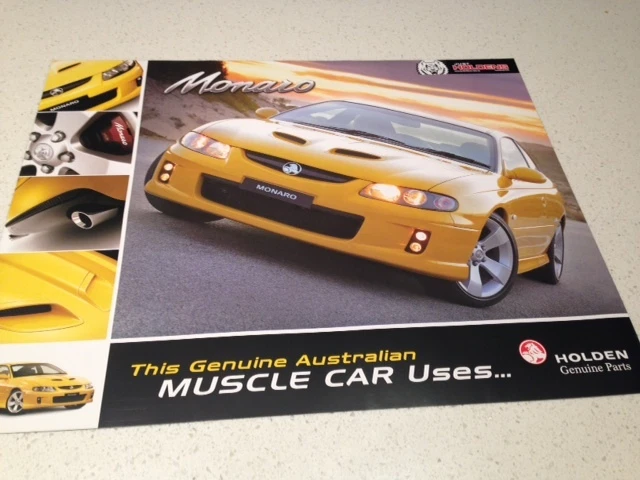 HOLDEN MONARO RACING Car Poster-Supercars Commodore Peter Brock ...