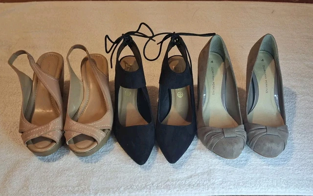 LADIES HIGH HEELS Shoe Sandals Bundle Size 4 £5.91 - PicClick UK