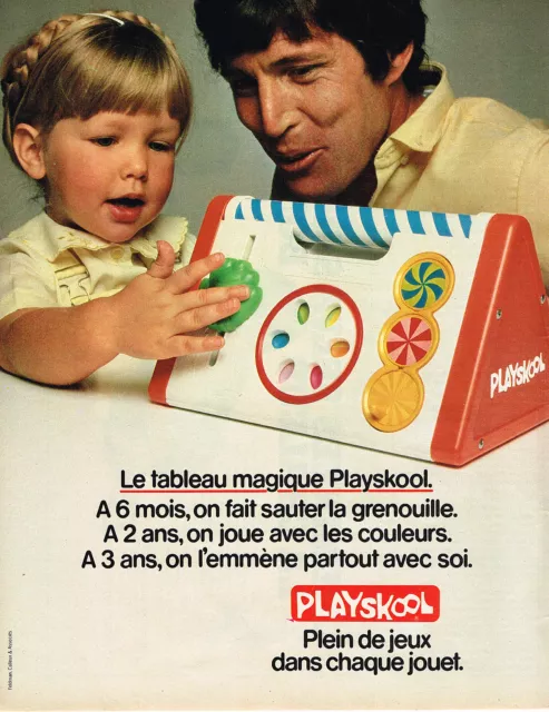 PUBLICITE ADVERTISING 064 1981 PLAYSKOOL jeux jouets le tableau magique ... PUBLICITE ADVERTISING 064 1981 PLAYSKOOL jeux jouets le tableau magique ...