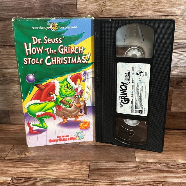 HOW THE GRINCH Stole Christmas VHS Used Dr Seuss Animated Holiday ...