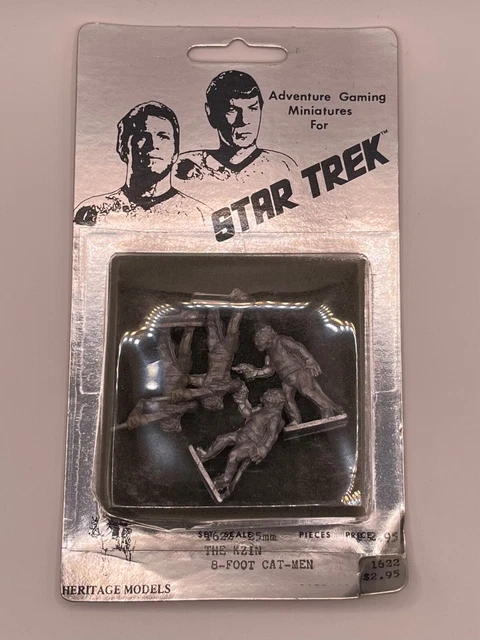 STAR TREK HERITAGE Models 25mm The Kzin RPG Adventure Gaming Miniature ...
