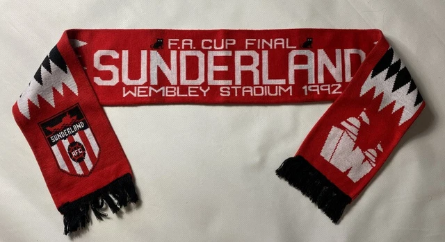 SUNDERLAND AFC FA CUP FINAL WEMBLEY STADIUM 1992 The Black Cats ...