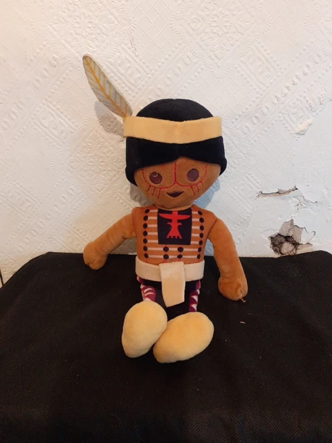 PLAYMOBIL NATIVE AMERICAN Indian soft toy plush doll Famosa Softies £3. ...