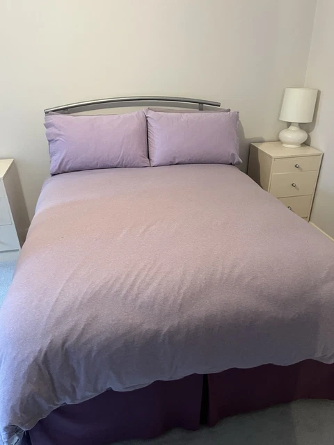 DIVAN DOUBLE BED Base and Mattress Set with Storage Drawers £42.30 ...