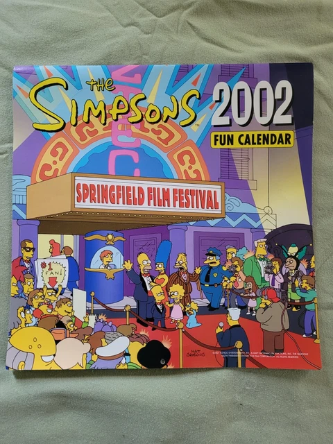 THE SIMPSONS FUN Calendar 2000 I Simpson £20.45 - PicClick UK