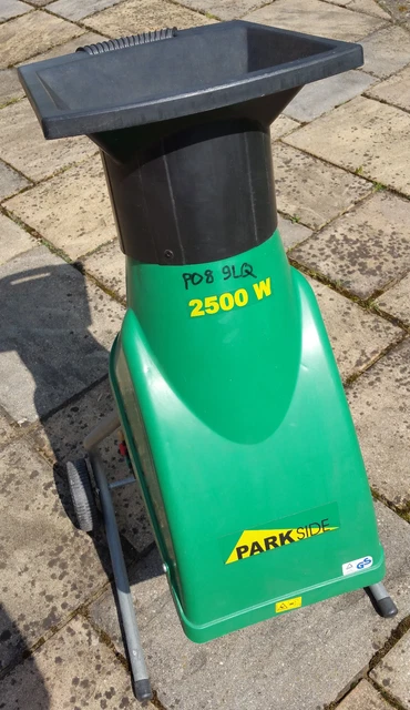 PARKSIDE GARDEN SHREDDER / Chipper / Mulcher - High Power 2500 W £35.00 ...