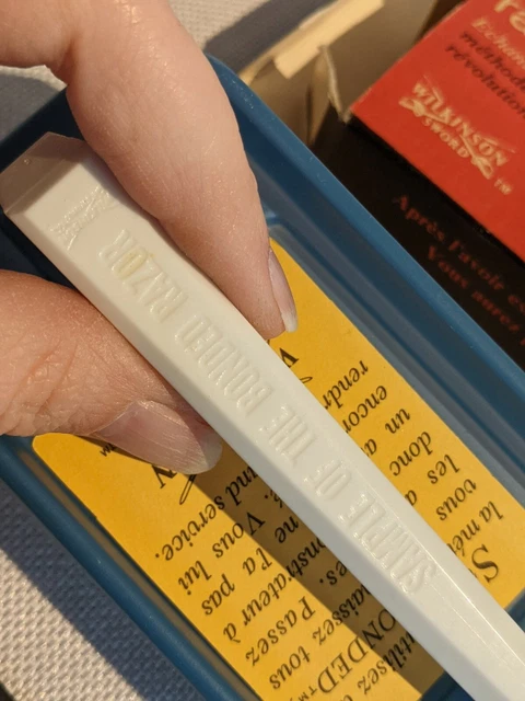 VINTAGE WILKINSON SWORD Bonded Shaving System Safety Razor Sample $10. ...