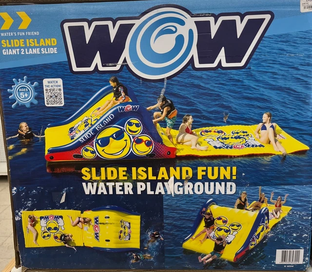WOW SPORTS FLOATING Slide Island and Water Walkway Combo NIB $75.00 ...