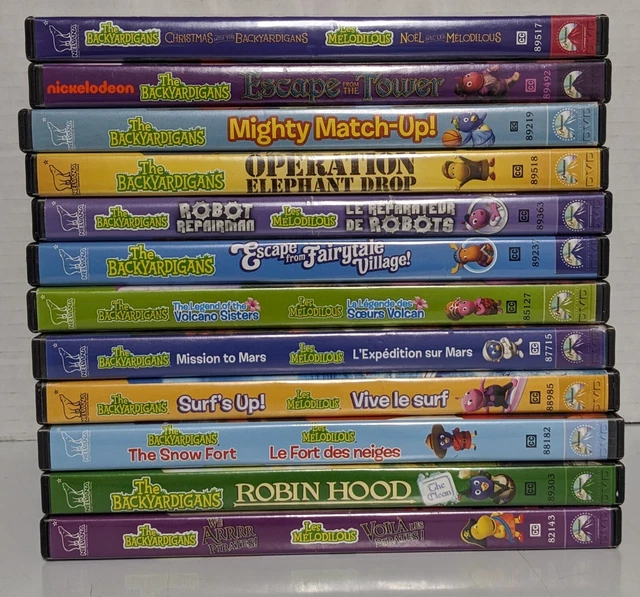 LOT OF 12 The Backyardigans DVDs: Nickelodeon , Children/Kids Movies ...