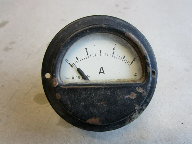 VINTAGE TRUCK CAR Pre-War Post-War Ammeter Display Amps STARS 142-3 $48 ...